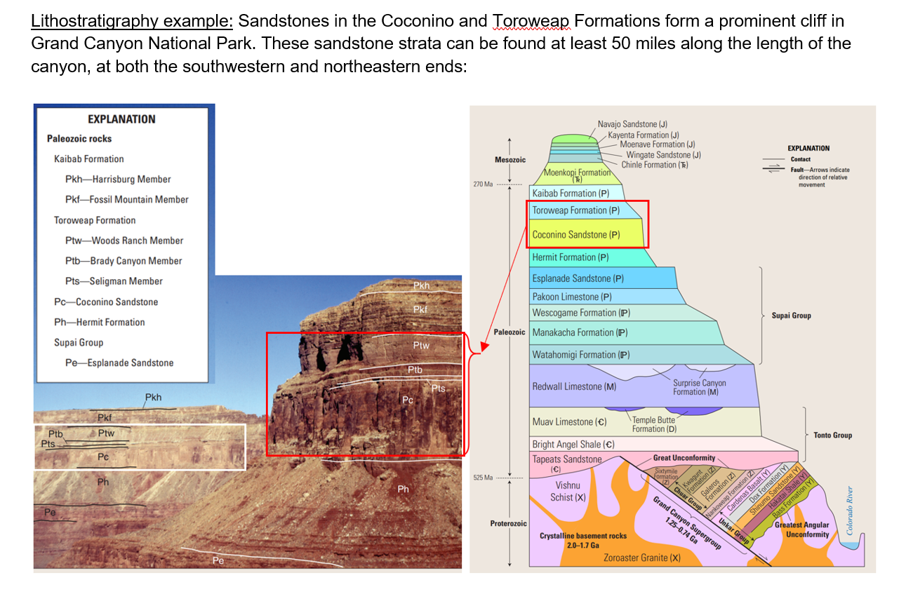 Solved Learning Objectives: • Correlate rock units based on | Chegg.com