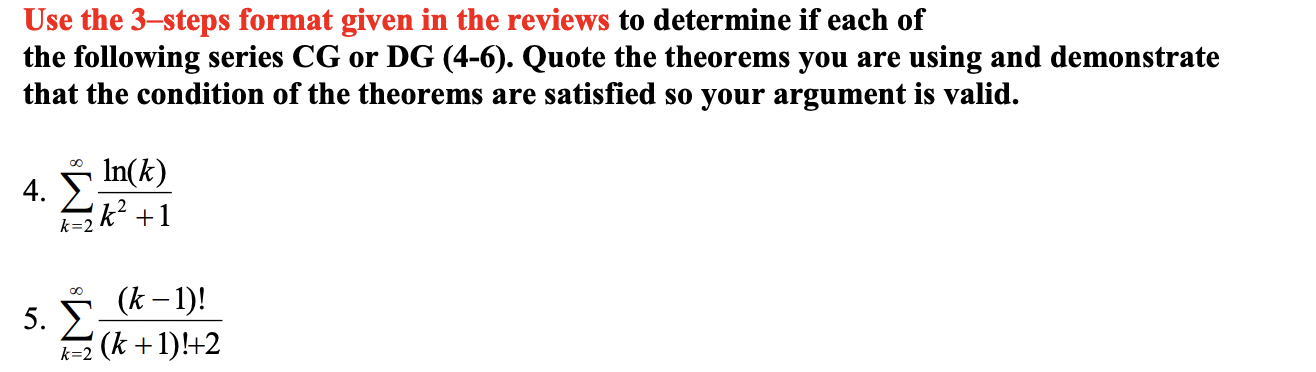 Solved Use the 3 -steps format given in the reviews to | Chegg.com