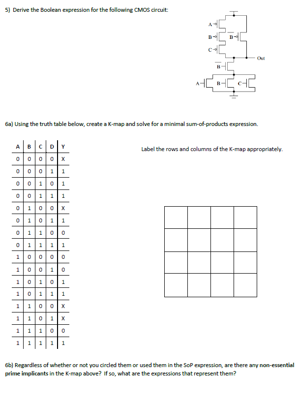 Solved 5) Derive the Boolean expression for the following | Chegg.com