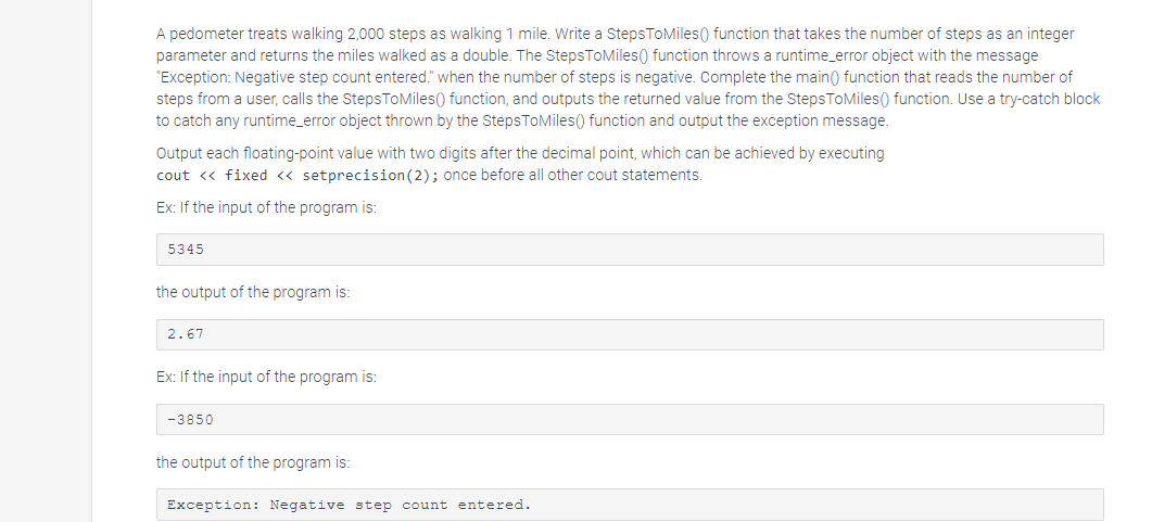 Solved A pedometer treats walking 2,000 steps as walking 1 | Chegg.com