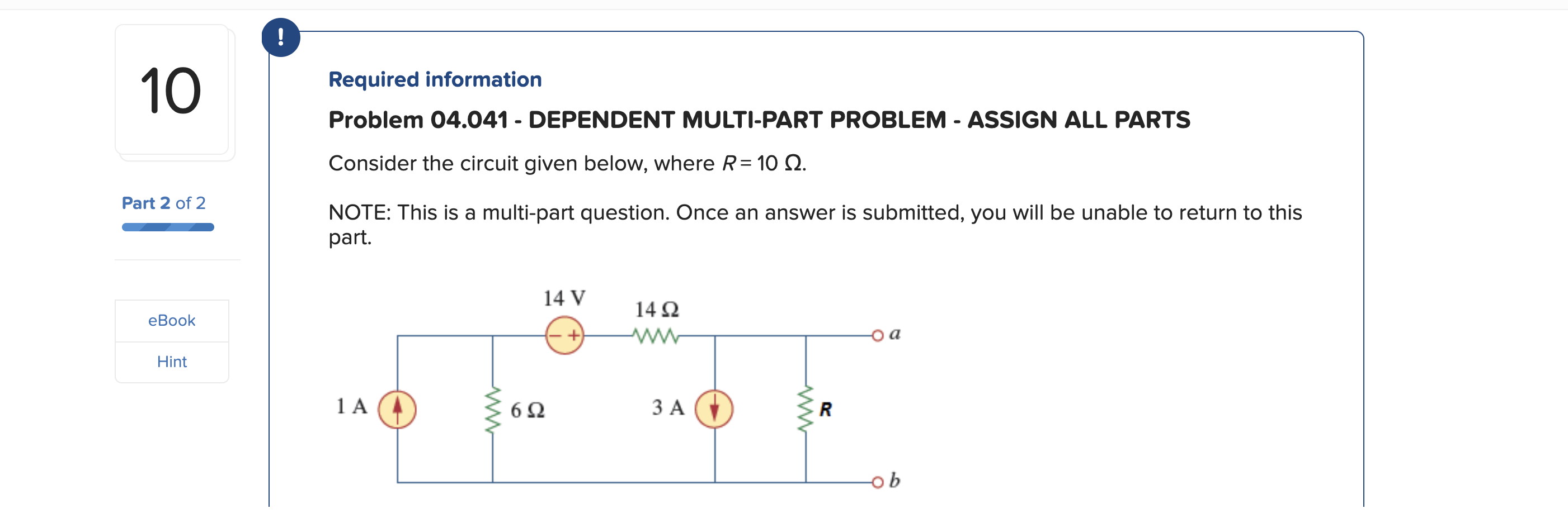 Solved Required information Problem 04.041 - DEPENDENT | Chegg.com