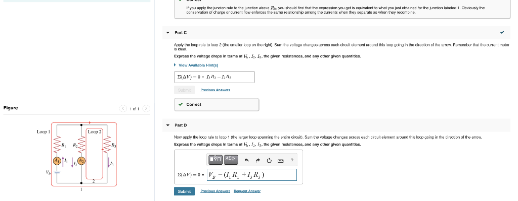 Solved If you apply the junction rule to the junction above | Chegg.com