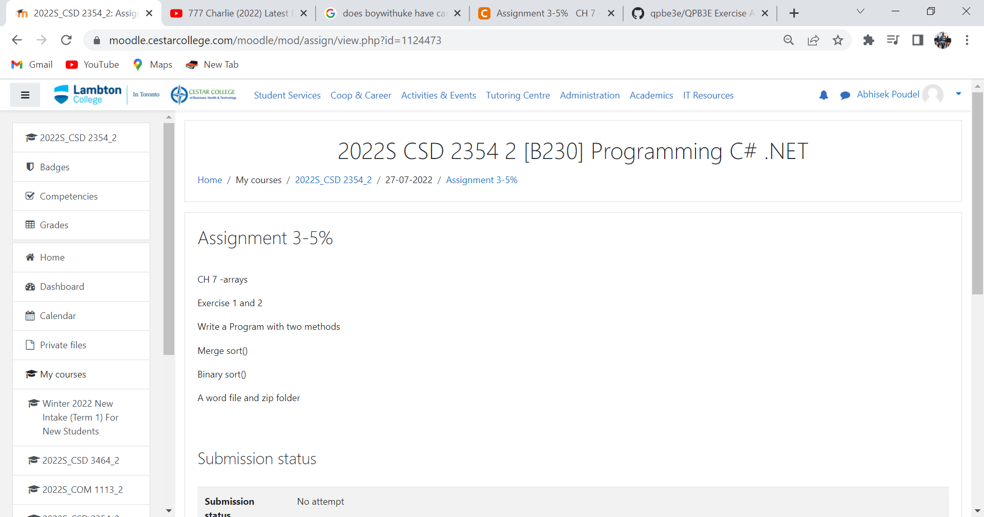 Solved Submission status | Chegg.com