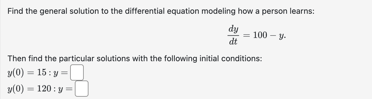 Solved Find the general solution to the differential | Chegg.com