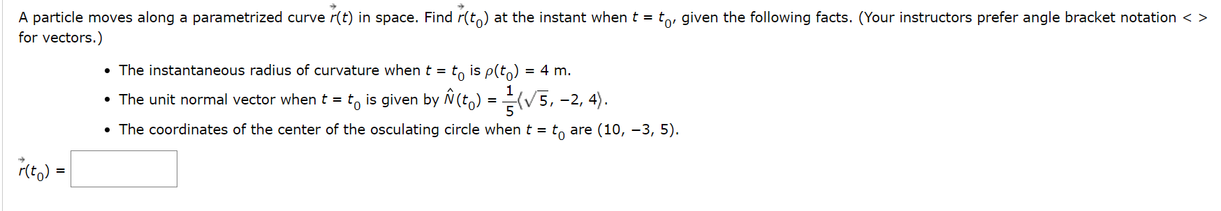 Solved A particle moves along a parametrized curve r(t) in | Chegg.com