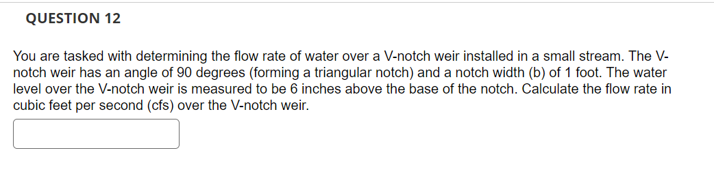 Solved You are tasked with determining the flow rate of | Chegg.com