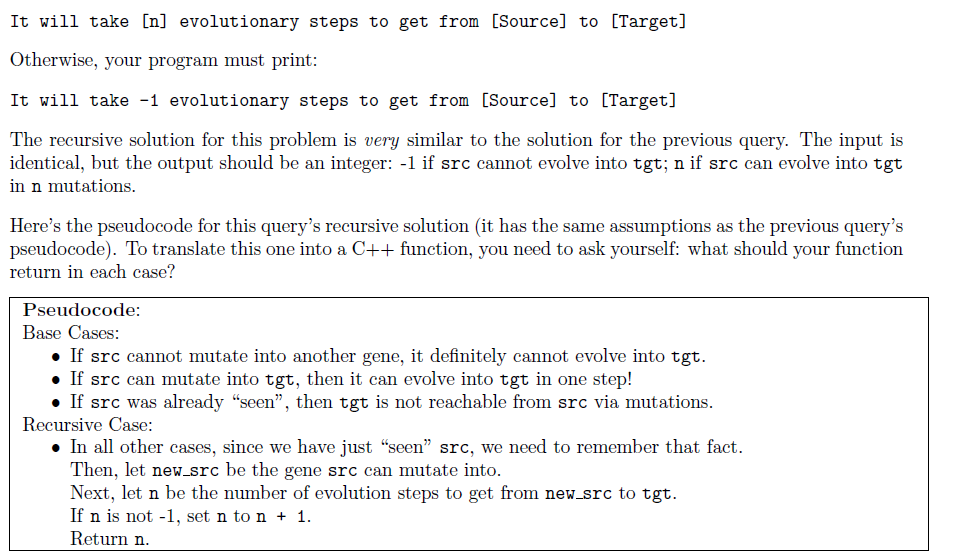 Solved - Your lineage.cpp program must implement each query | Chegg.com