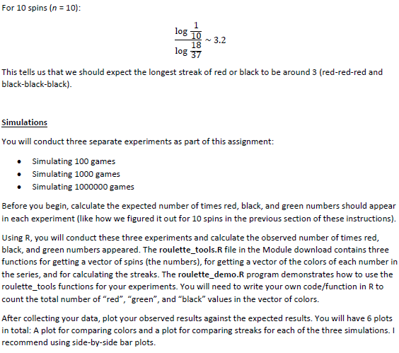 Solved Overview A Monte Carlo experiment is a statistical | Chegg.com