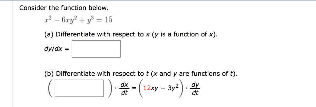 Solved Consider the function below. (a) Differentiate with | Chegg.com