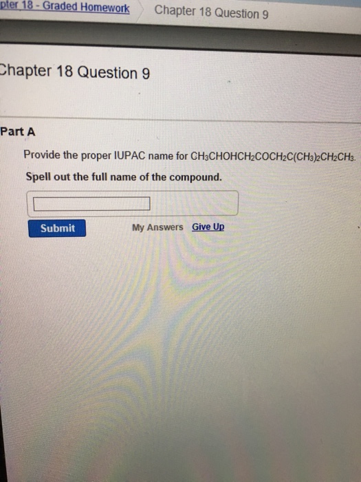 Solved Provide the proper IUPAC name for | Chegg.com