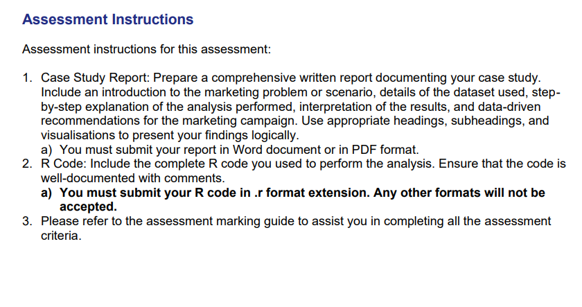 Solved Assessment Description For this assessment, you are | Chegg.com
