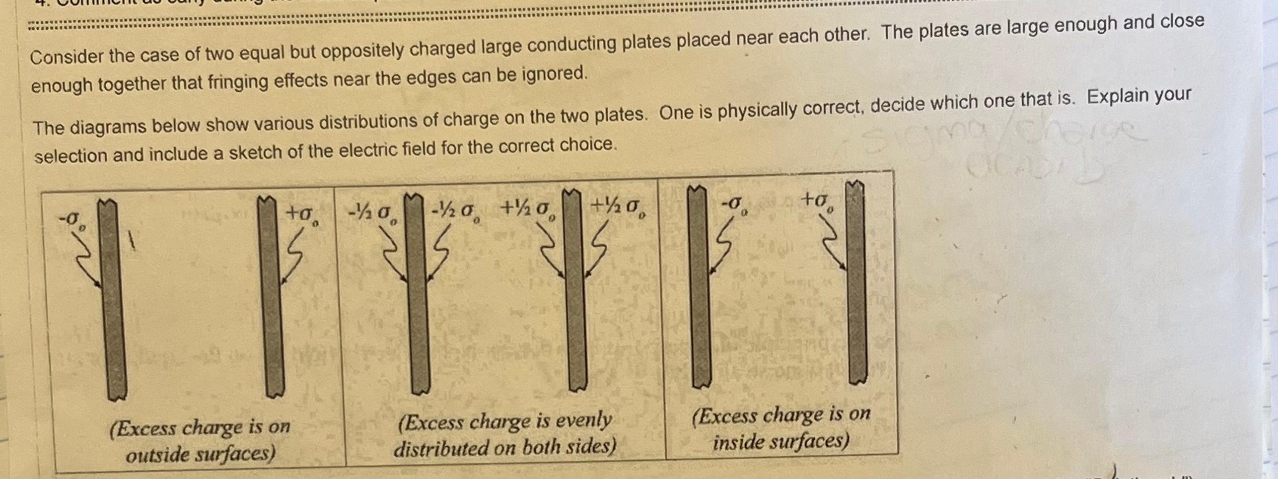 Solved Consider the case of two equal but oppositely charged | Chegg.com