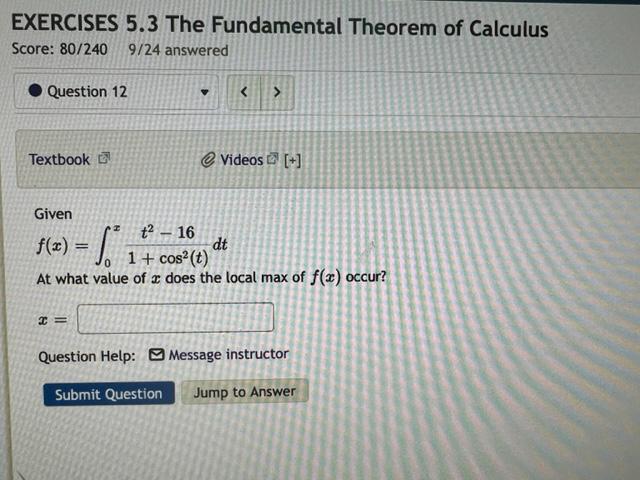 Solved EXERCISES 5.3 The Fundamental Theorem of Calculus | Chegg.com