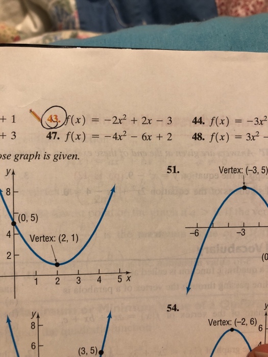 Solved In Problems 33-48, (a) graph each quadratic function | Chegg.com