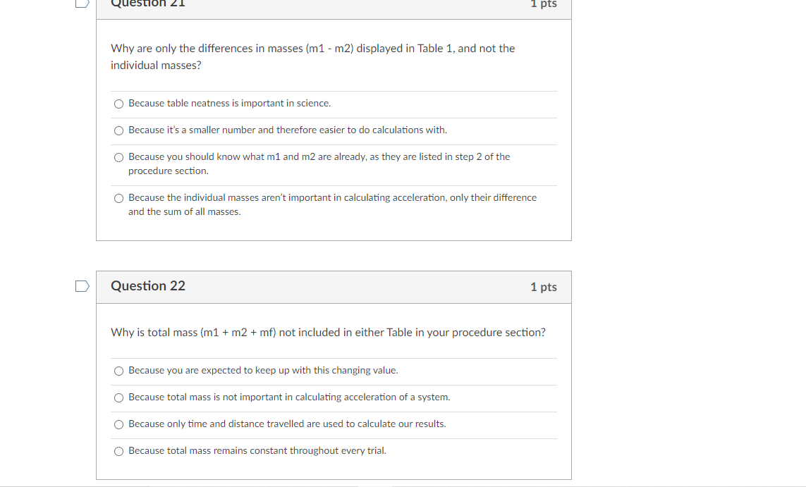 Solved Solving for a: a = (mm2) (m+m2+mp Equation 10 | Chegg.com
