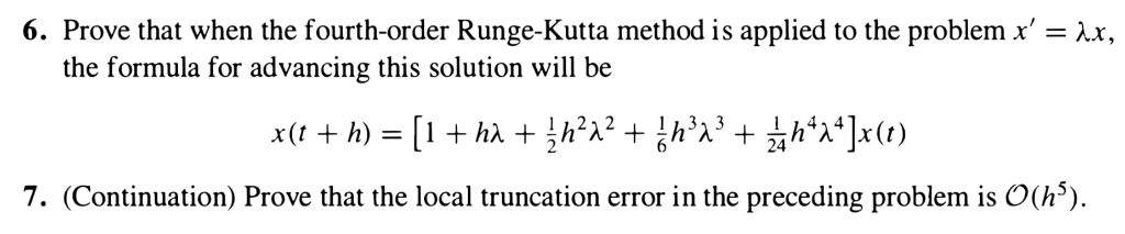 Solved How To Prove The Local Truncation Error Is O