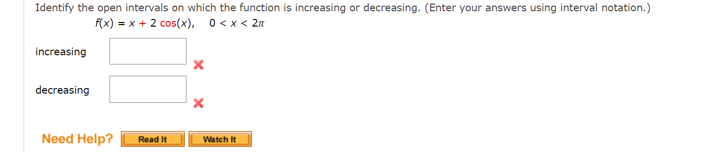 Solved Identify the open intervals on which the function is | Chegg.com