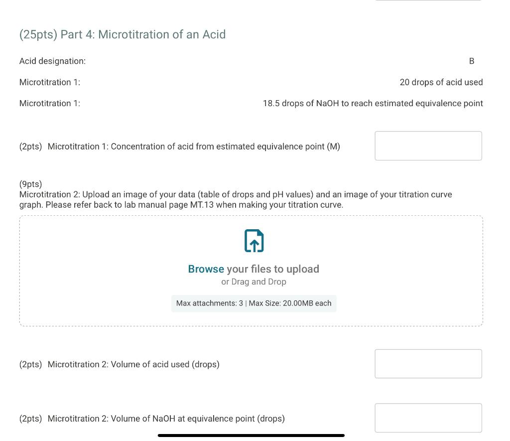 Solved hi how do I work out the concentration of | Chegg.com