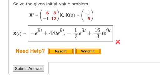 Solved Please put the answer in vector notation as I have in | Chegg.com