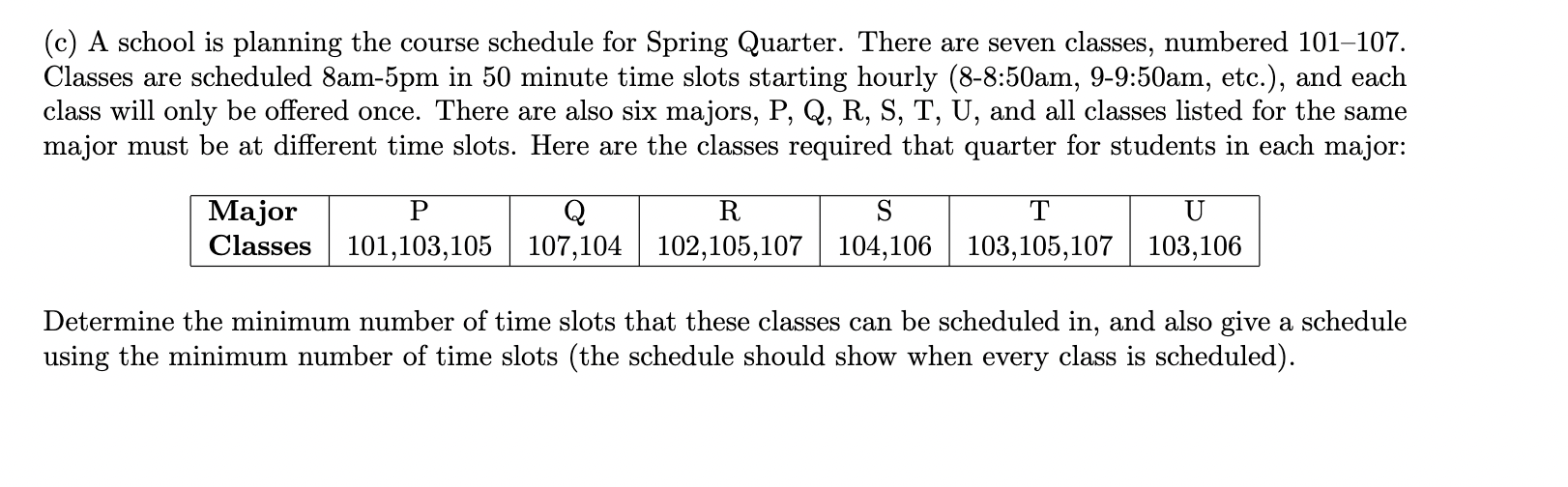 Solved (a) Determine the minimum number of groups into which | Chegg.com