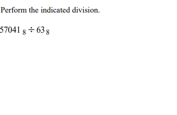 Solved Perform the indicated division. 57041 g 638 | Chegg.com