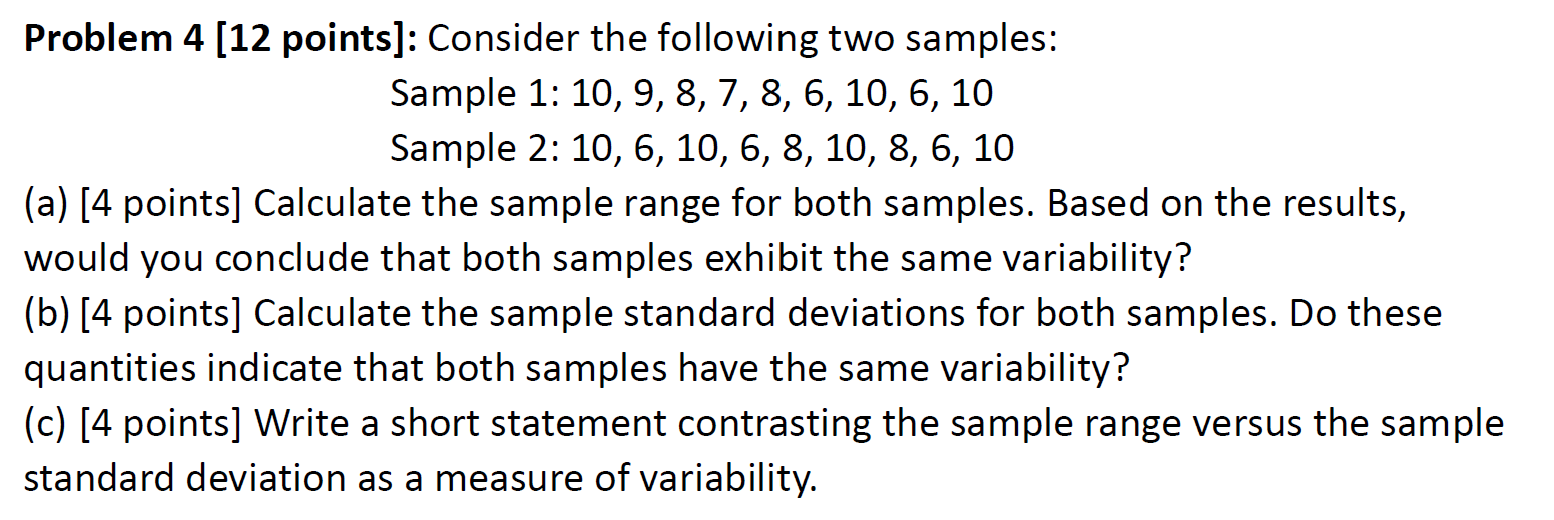 Solved Problem 4 [12 points]: Consider the following two | Chegg.com