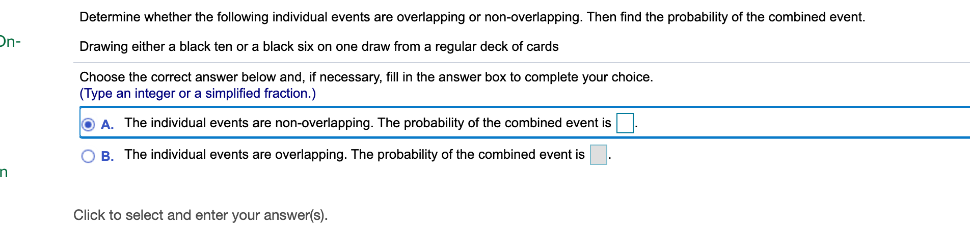 Solved Determine whether the following individual events are | Chegg.com