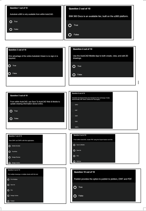 Solved Autodesk AutoCAD 2D Drafting, Collaboration PT | Chegg.com
