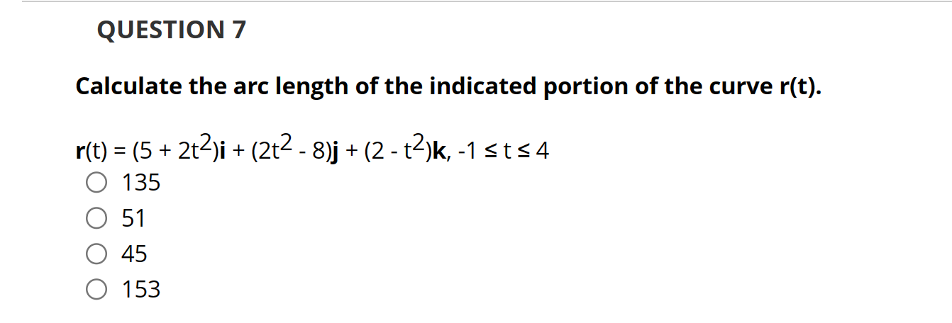 Solved Calculate the arc length of the indicated portion of | Chegg.com