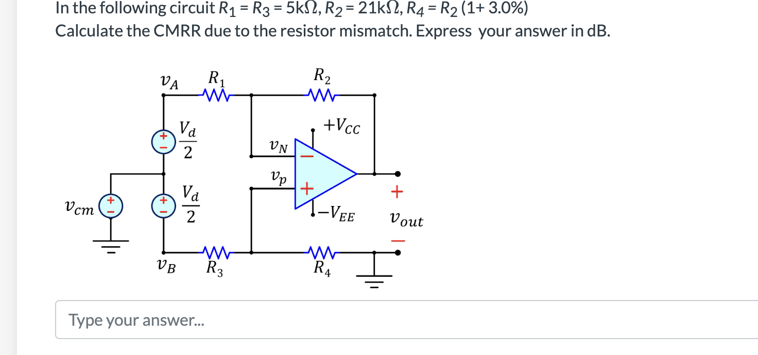 Solved In the following circuit | Chegg.com