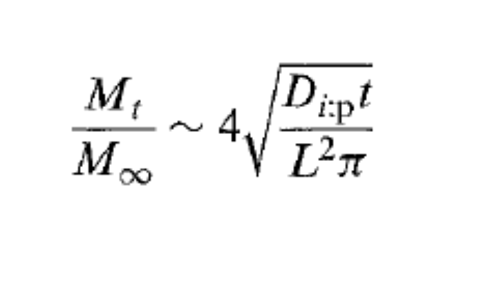 Solved M∞Mt∼4L2πDi:pt- Integrate to give Higuchi equation | Chegg.com