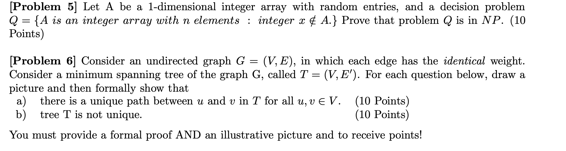 Solved [Problem 5] Let A be a 1-dimensional integer array | Chegg.com