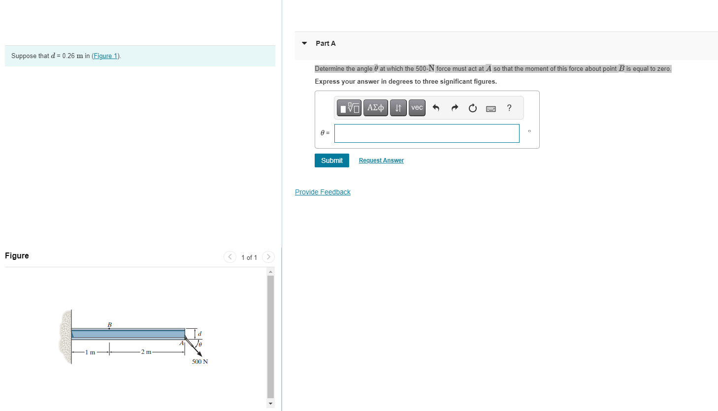 Solved Determine the angle θ at which the 500-N force must | Chegg.com Solved Determine the angle θ at which the 500-N force must | Chegg.com