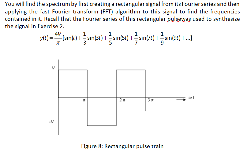 Solved You will find the spectrum by first creating a | Chegg.com Solved You will find the spectrum by first creating a | Chegg.com