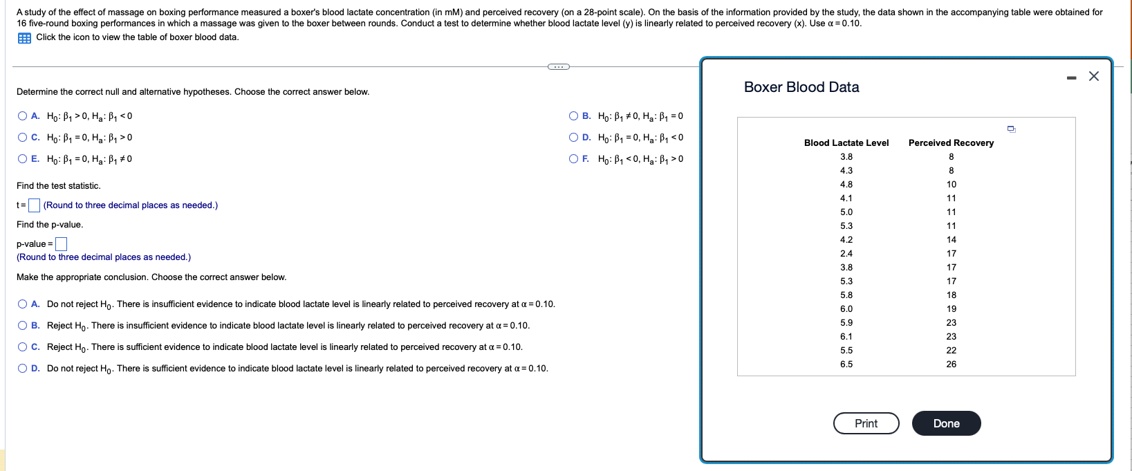 Solved Determine the correct null and alternative | Chegg.com