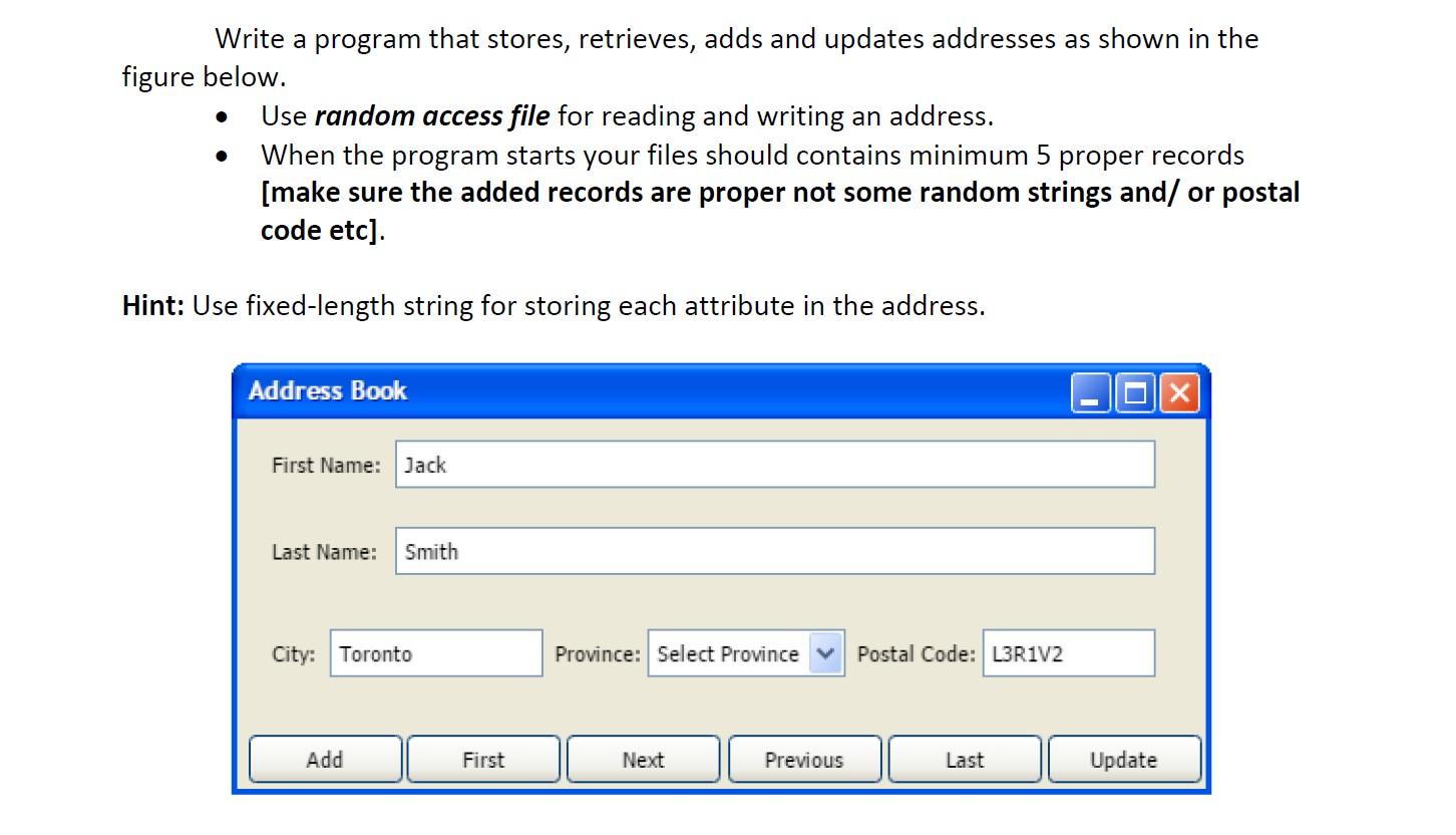Solved Write a program that stores, retrieves, adds and | Chegg.com