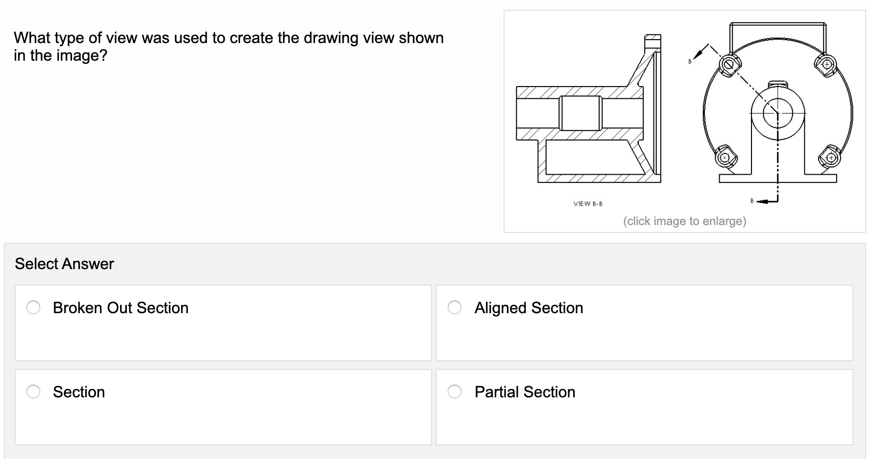Solved What type of view was used to create the drawing view | Chegg.com