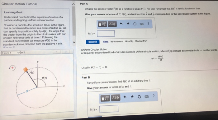 Solved Understand how to find the equation of motion of a | Chegg.com