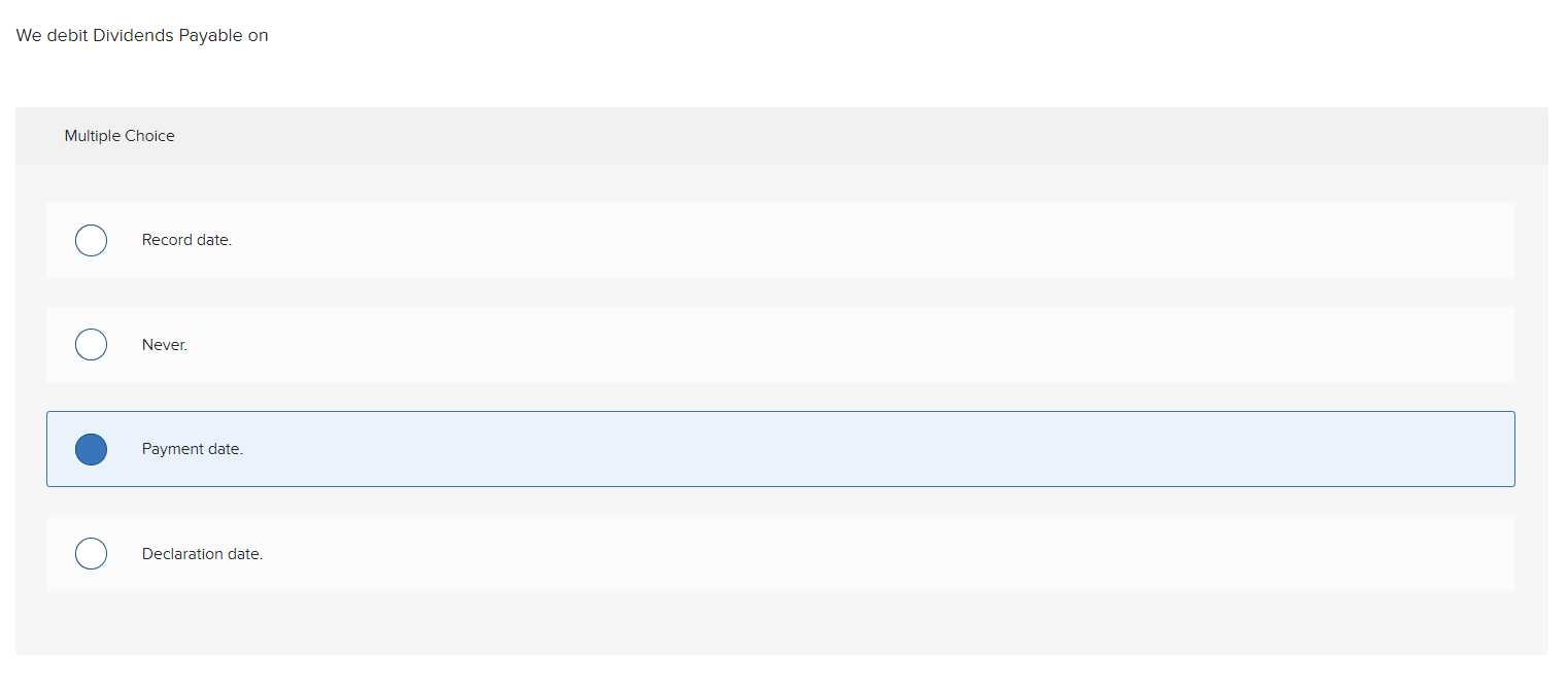 Solved See attached image for question. We debit Dividends | Chegg.com