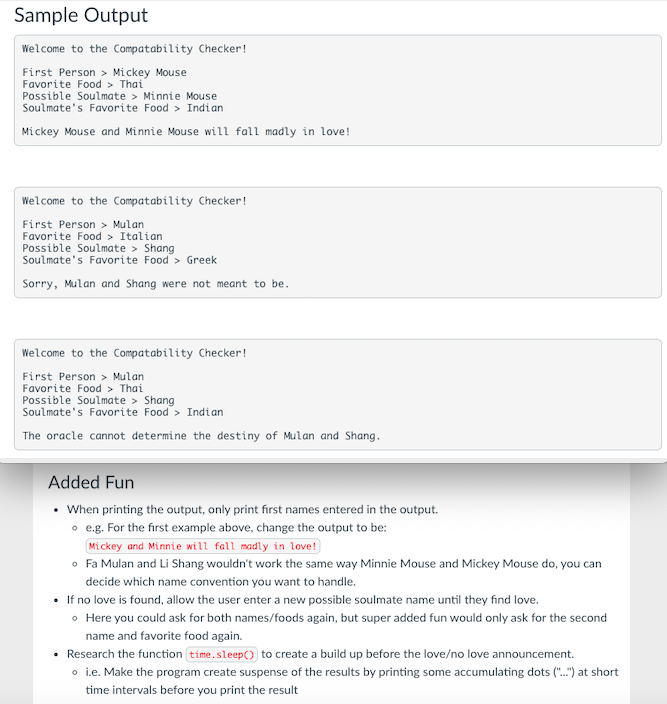 Solved Write Two Functions Function 1 - sum_names Function 1 | Chegg.com