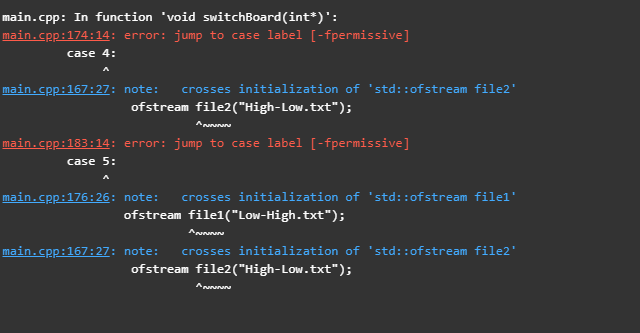 Solved C++: Need help debugging my code I am writing this | Chegg.com