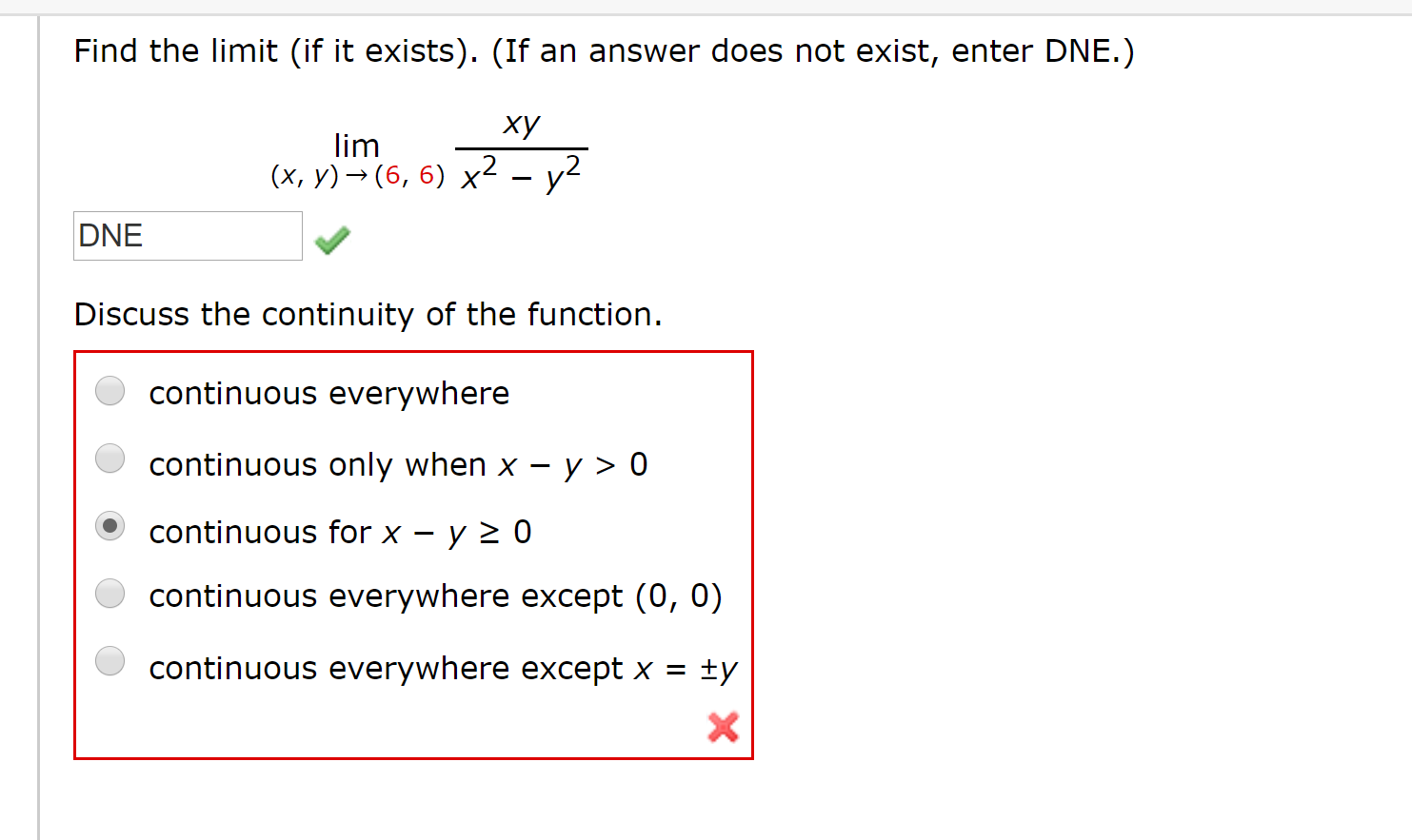 Solved Find The Limit If It Exists If An Answer Does Not