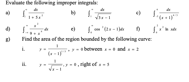 Solved dx dx dx I -3 - 1 (x + 1) 2 S. s Evaluate the | Chegg.com