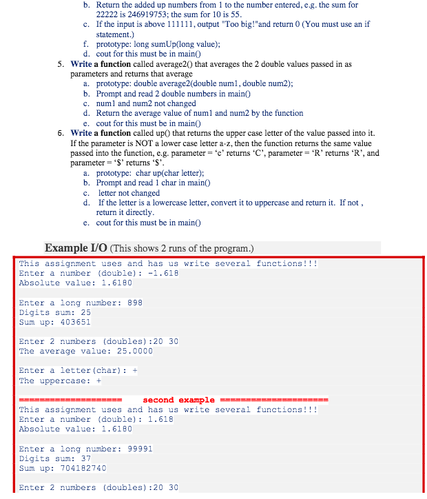 Solved InClass 8 -Using & Writing Functions Goal In this | Chegg.com