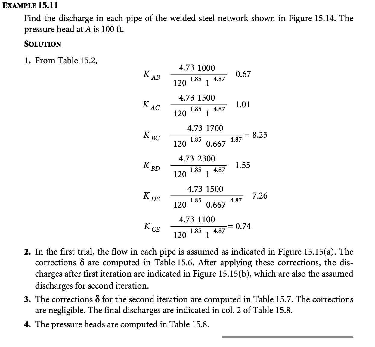 Solved Rework Example 15.11 given on page 662 with the same | Chegg.com
