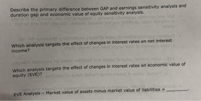 Solved escribe the primary difference between GAP and | Chegg.com