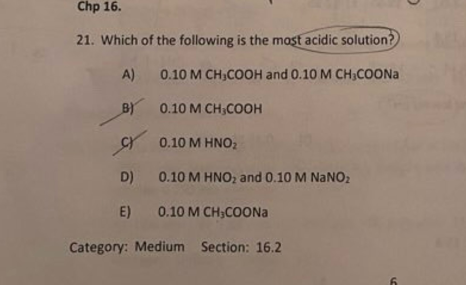 Solved Which of ﻿the following is ﻿the most acidic | Chegg.com