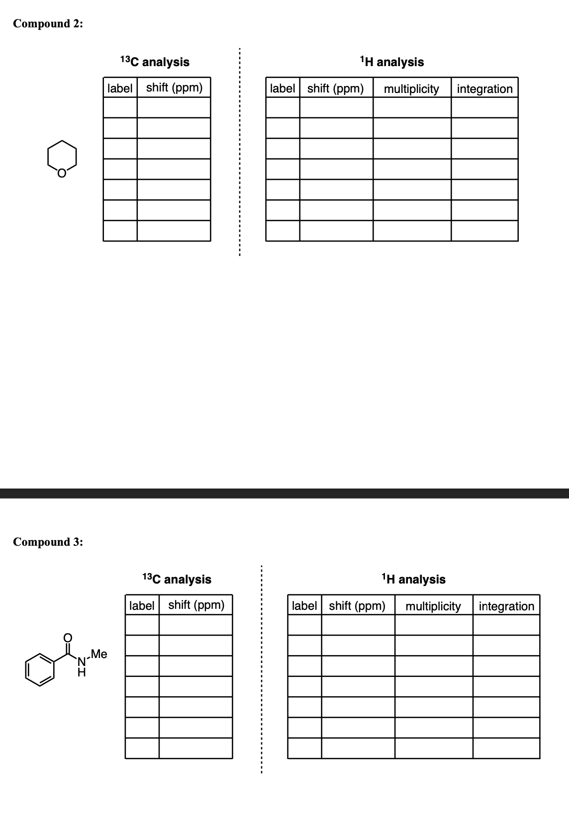 Solved A. ﻿The number of ﻿signals in ﻿the 13C NMR ﻿spectrum | Chegg.com