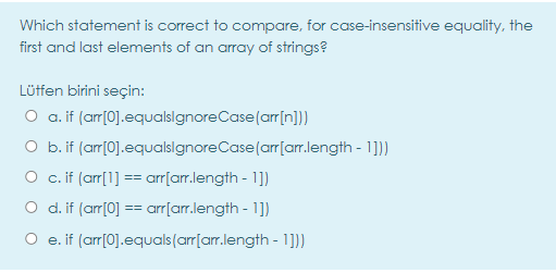 Solved Which of the below is a valid and correct accessor | Chegg.com