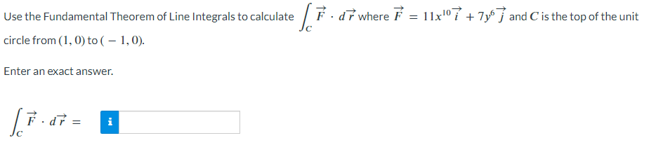 Solved Use the Fundamental Theorem of Line Integrals to | Chegg.com